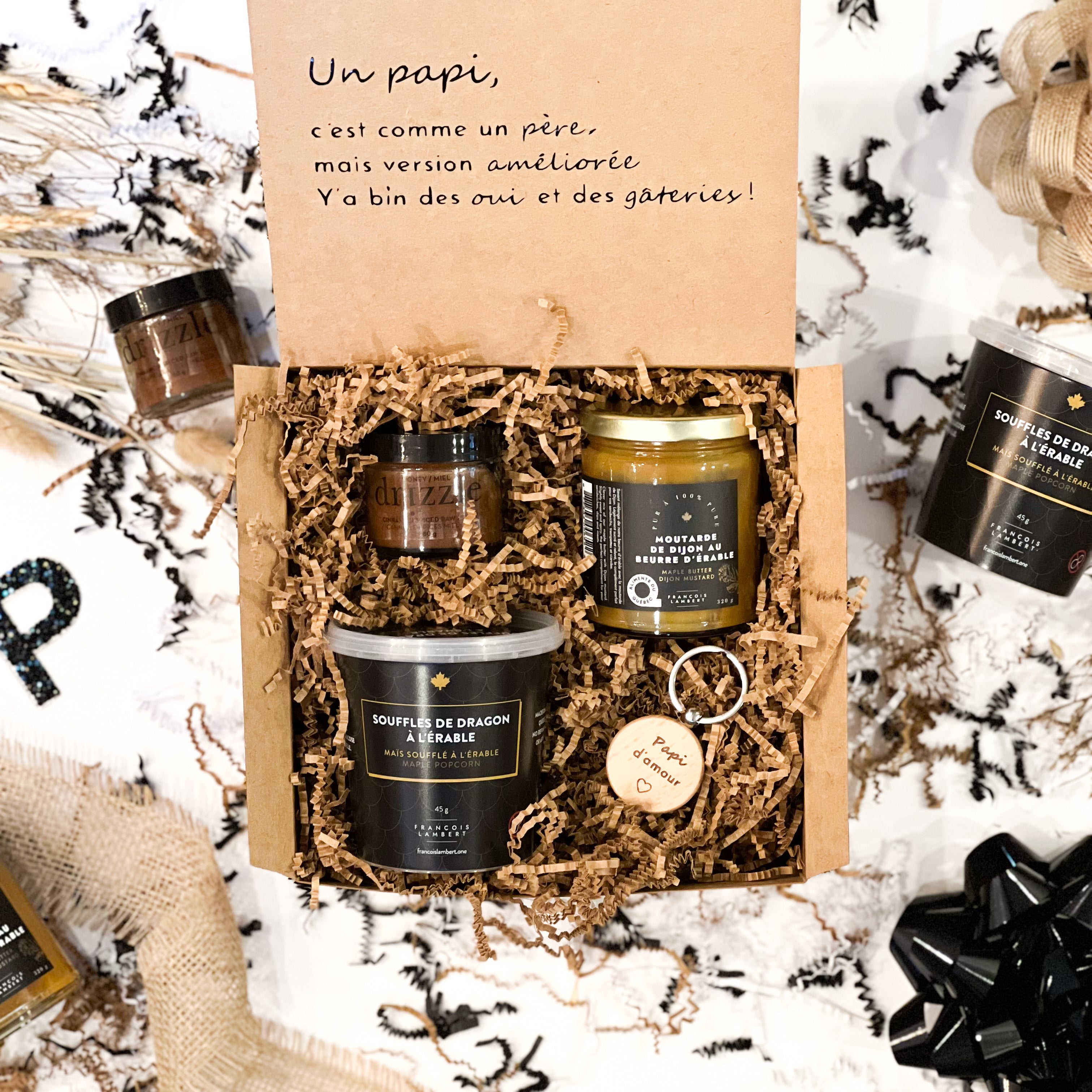 Pour un papi gâteau! Boîte cadeau personnalisable pour les grands-parents. – Boucles et bonbons